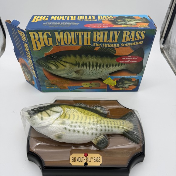 Gemmy | Art | Vintage 999 Big Mouth Billy Bass Singing Sensation Gemmy ...